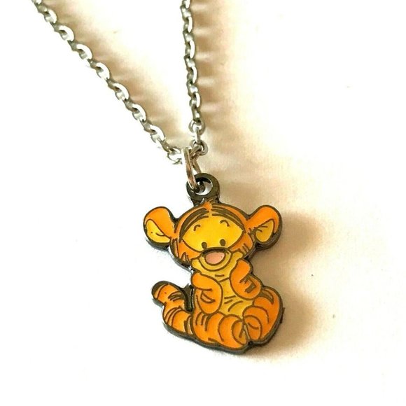 Disney | Jewelry | Vintage Disney Tigger Winnie The Pooh Necklace Charm ...